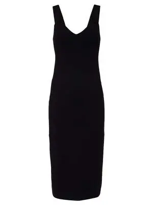 Max Mara Teak Knitted Midi Dress - Black