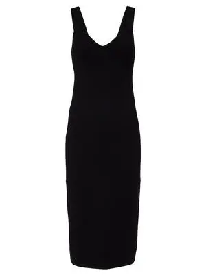 MAX MARA Teak Knitted Midi Dress
