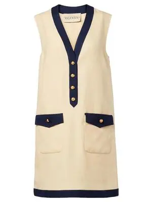 Valentino Garavani Sleeveless Mini Dress - Beige