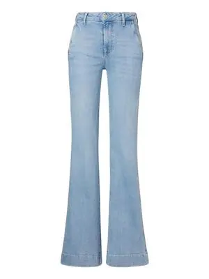 7 For All Mankind Modern Dojo High-rise Bootcut Jeans - Blue
