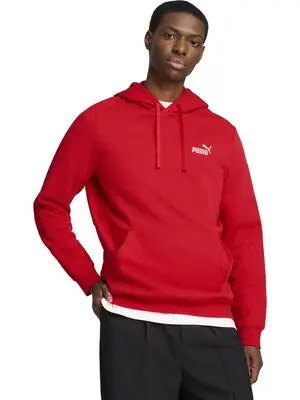 PUMA Essentials Small Logo Hoodie - For All Time Red