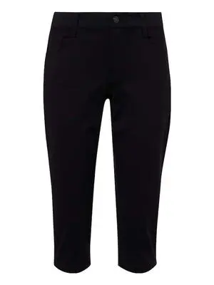 7 For All Mankind Capri Mid-rise Skinny Jeans - Black