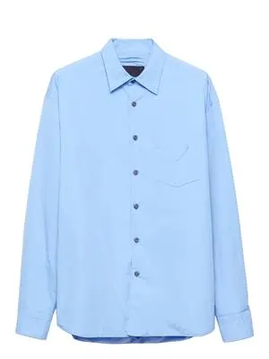 Prada Cotton Padded Shirt - Light Blue