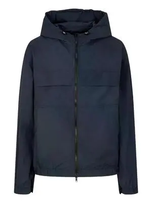 STUDIO TOMBOY Hooded Drawstring Jacket - Blue