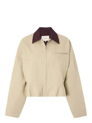 JW Anderson Cotton-canvas Jacket - Neutrals