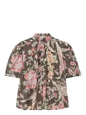 ALIX OF BOHEMIA ALIX OF BOHEMIA Winn Floral-Print Cotton-Voile Shirt