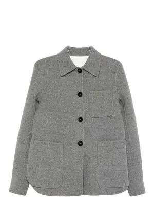 JIL SANDER Patch-Pocket Button-Front Jacket