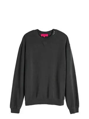 THE ELDER STATESMAN Daily Crew Sweatshirt - Coal