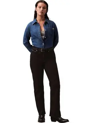 Calvin Klein Original Curvy Straight Jeans Ink