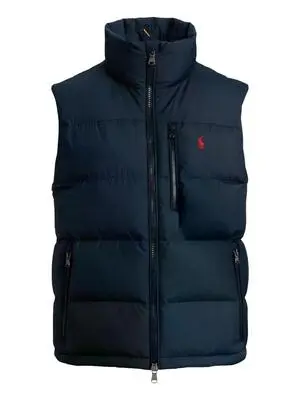 Polo Ralph Lauren Padded High-neck Gilet - Blue