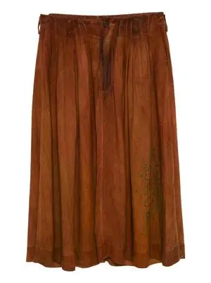 KINYAN LAM Pleated Midi Skirt