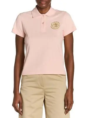 Moncler Polo Shirt - Pastel Pink