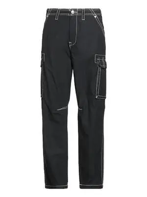 True Religion Tapered Leg Cotton Pants - Black