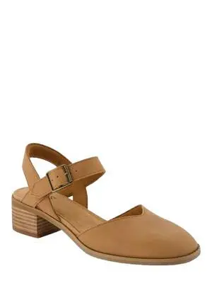 Toms Jaclyn Ankle Strap Pump - Brown