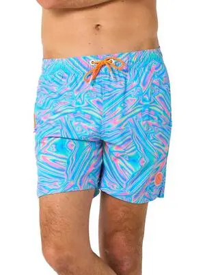Opposuits Holoperfect Hero Stretch Swim Trunks - Blue Multi