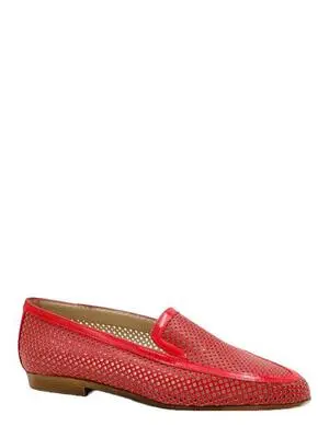 AMALFI BY RANGONI Otello Leather Loafer Scarlatto Parm