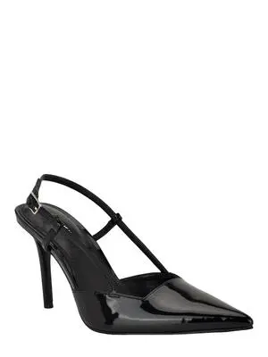 Nine West Mianda Pointed Toe Slingback Pump - Black