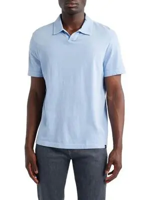 THREADS 4 THOUGHT Jared Mineral Wash Cotton Polo - Dewdrop