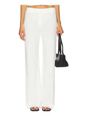 VIR VITA Pointelle Lounge Pant - White