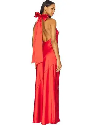 Show Me Your Mumu Lisa Maxi Dress - Red