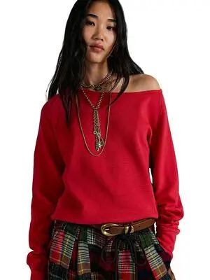 Free People Jess Long Sleeve - Salsa