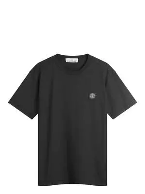 Stone Island Patch Logo T-shirt Black