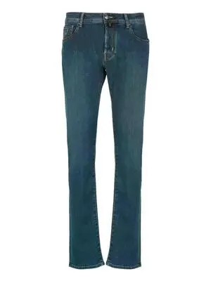 Jacob Cohen Contrast-stitching Jeans - Blue
