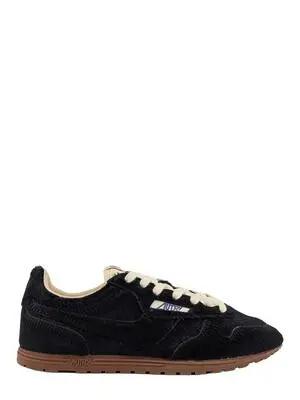 AUTRY Windspin Pony Skin Low-top Sneakers - Black