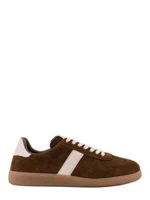 TOM FORD Low-top Suede Sneakers - Brown