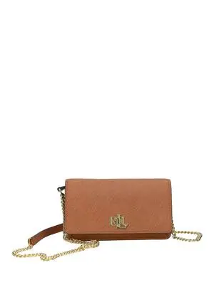 Ralph Lauren Logo-plaque Crossbody Bag - Brown