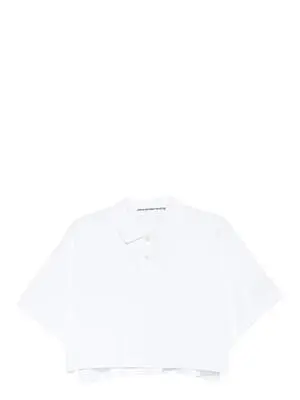 Alexander Wang Short-sleeve Polo Shirt - White