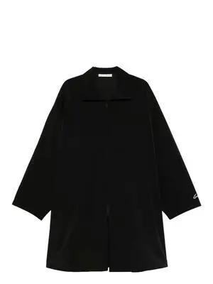 Fear Of God Zip-front Three-quarter Sleeve Coat - Black