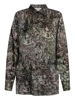 GOLDEN GOOSE Floral-print Shirt - Grey