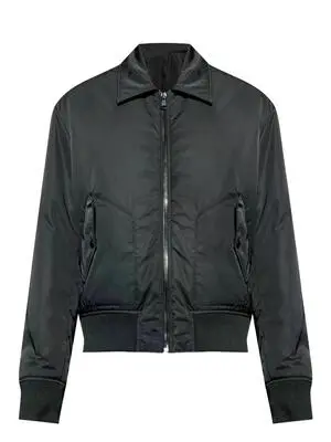 Balmain Logo-print Bomber Jacket - Black