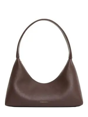 MANSUR GAVRIEL Candy Baguette Leather Shoulder Bag - Chocolate