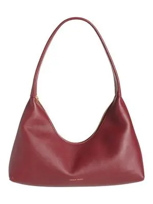 MANSUR GAVRIEL Candy Baguette Leather Shoulder Bag - Oxblood