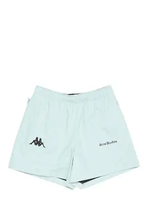 Acne Studios X Kappa Relaxed Fit Shorts - Light Blue