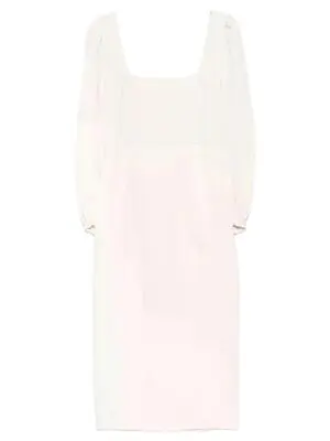 RACIL Square-neck Midi Dress - Neutrals