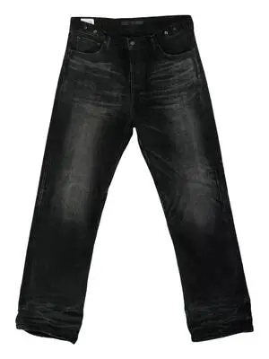 Mastercraft Union Faded Wash Five-pocket Jeans - Black