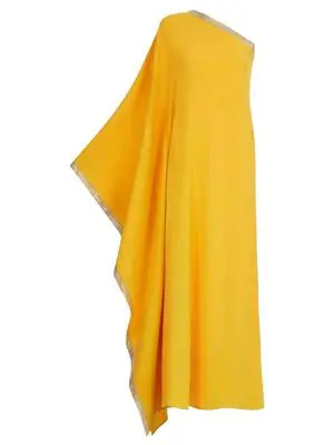 TALLER MARMO Betsy One-shoulder Embellished Dress - Orange