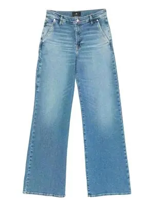 7 For All Mankind Utility Jeans - Blue