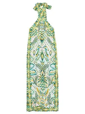 Farm Rio Tropical Tapestry Maxi Dress - Green
