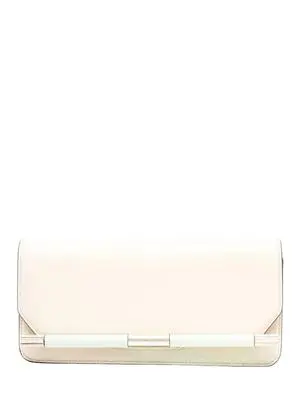 Victoria Beckham 202 Leather Clutch Bag - Neutrals