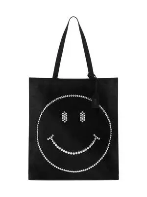 Moschino Smiley-motif Tote Bag - Black
