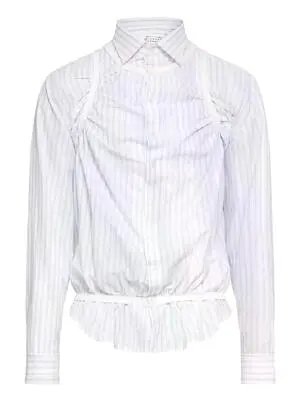 MAISON MARGIELA Stripe Tank Shirt - White