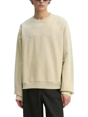 Nanushka Logo-embroidered Sweatshirt - Neutrals