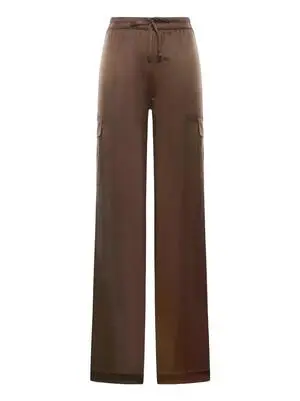 TOM FORD Elasticated-waist Cargo Trousers With Pockets - Brown