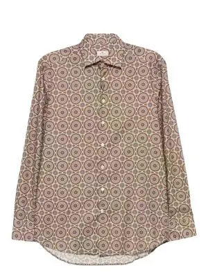 Etro Graphic-print Shirt - Brown
