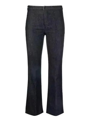 Max Mara Cropped Bootcut Jeans - Blue