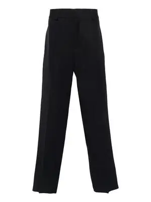 JIL SANDER Tapered Wool Trousers - Blue